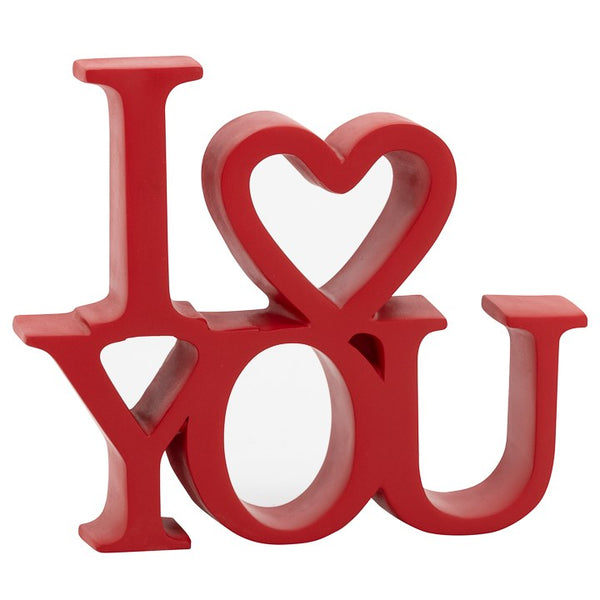 I Heart You - Word Art Decor - RFD