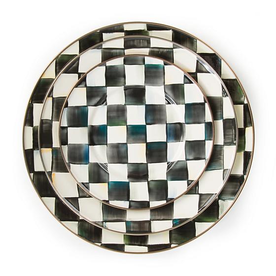 Courtly Check Enamel Charger/Plate - RFD