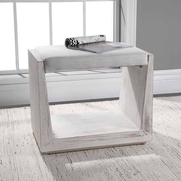 Cabana White Small Bench - RFD