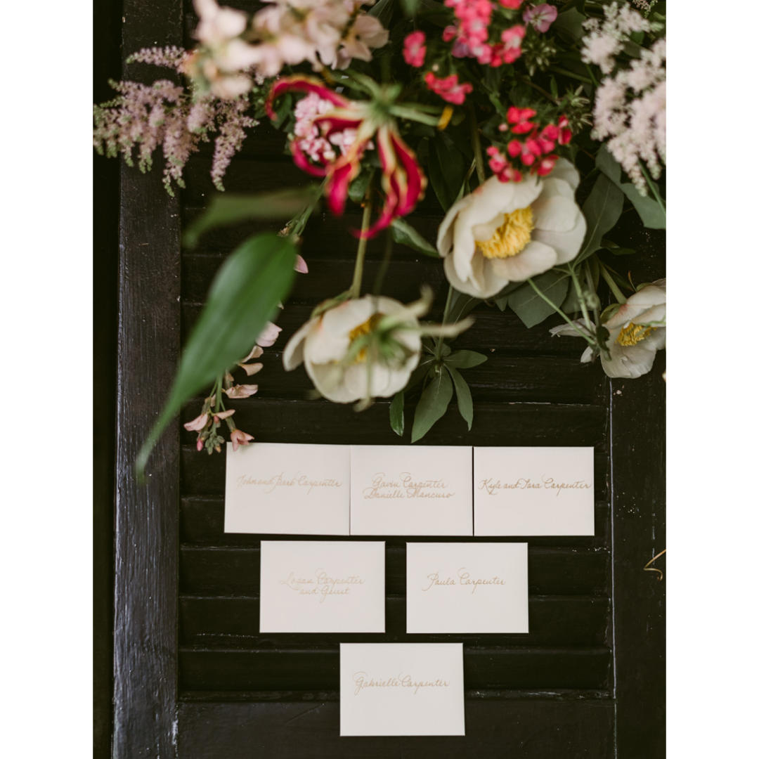 Vintage Shutter - Seating Chart - RFD