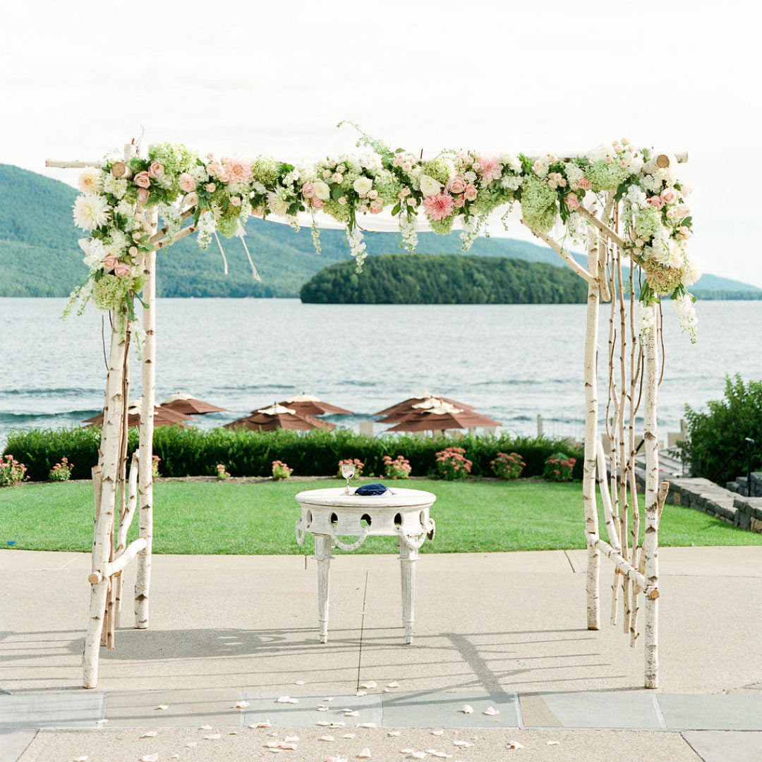 Birch tree wedding arch 60 photos - Astyledwedding.com