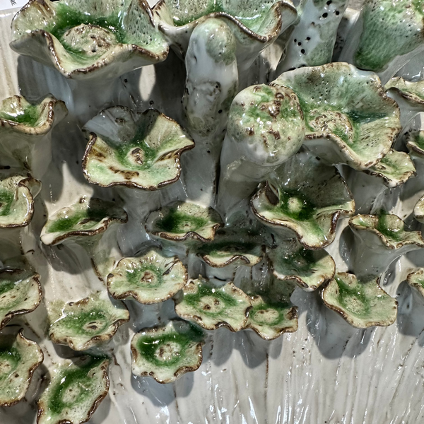 Barnacle Bowl - Green & White - RFD