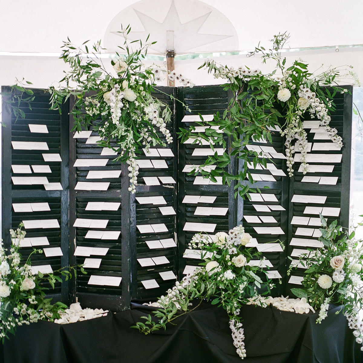 Vintage Shutter - Seating Chart - RFD